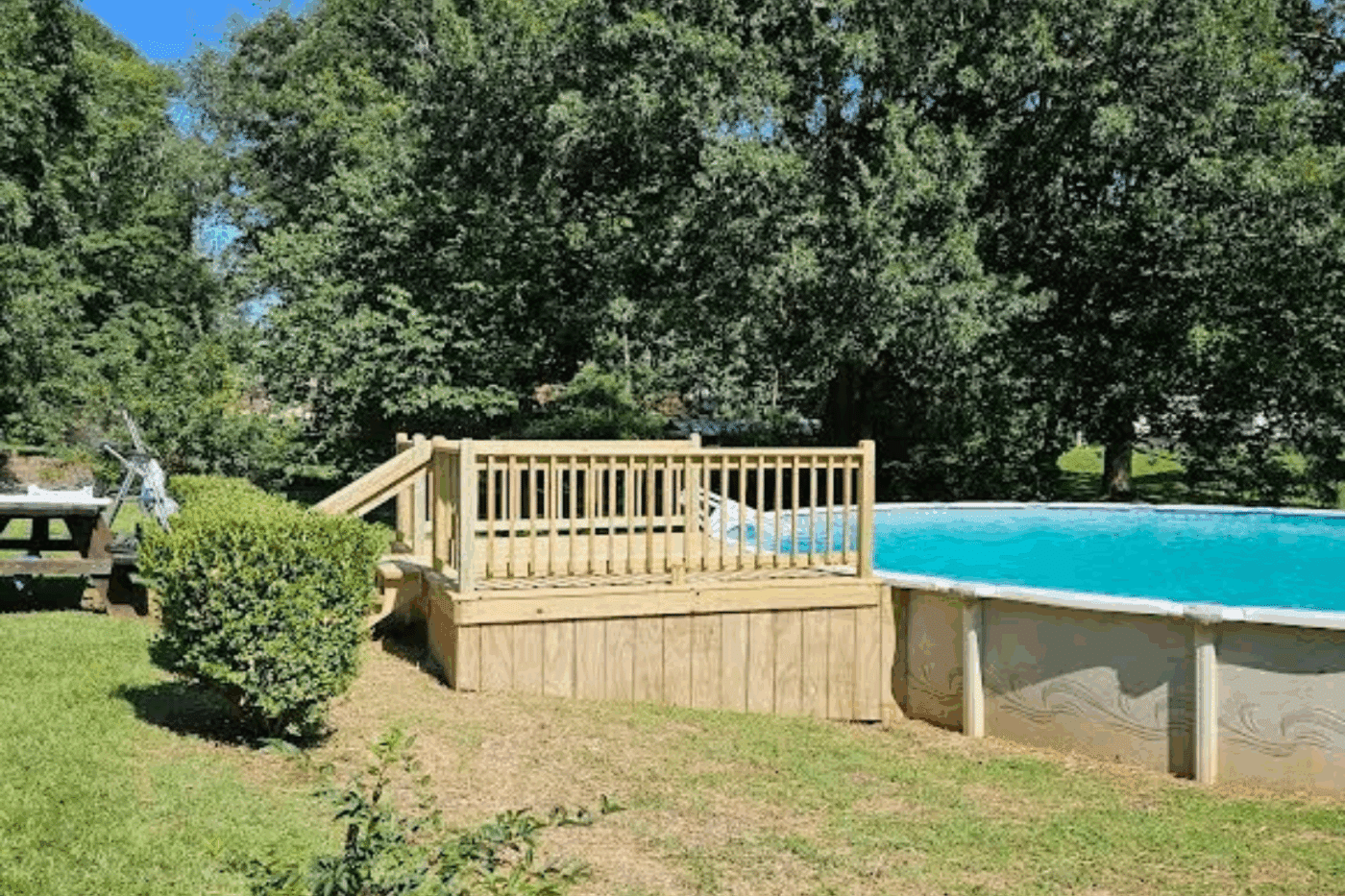 10x12 Pool Deck In Stock | EshCo Portable Structures