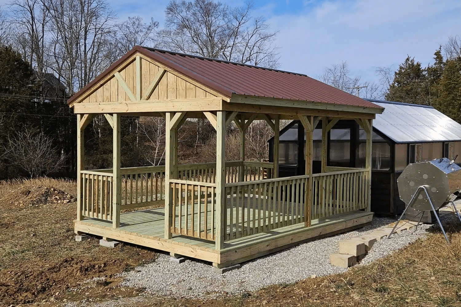 Pavilion for sale near North TN around I40 | Eshco Portable Decks