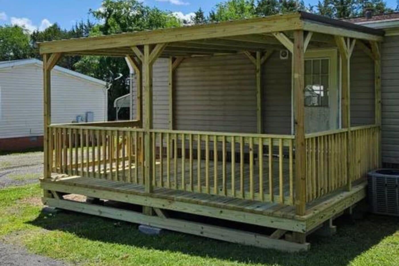 12x16 Wooden Deck in Castalian Springs TN | EshCo Deck Builders
