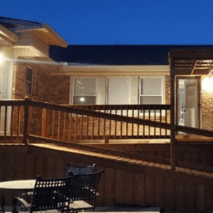 14x28 House Deck | EshCo Portable Structures