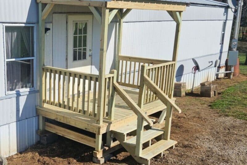 Prebuilt Mobile Home Decks| EshCo Portable Structures