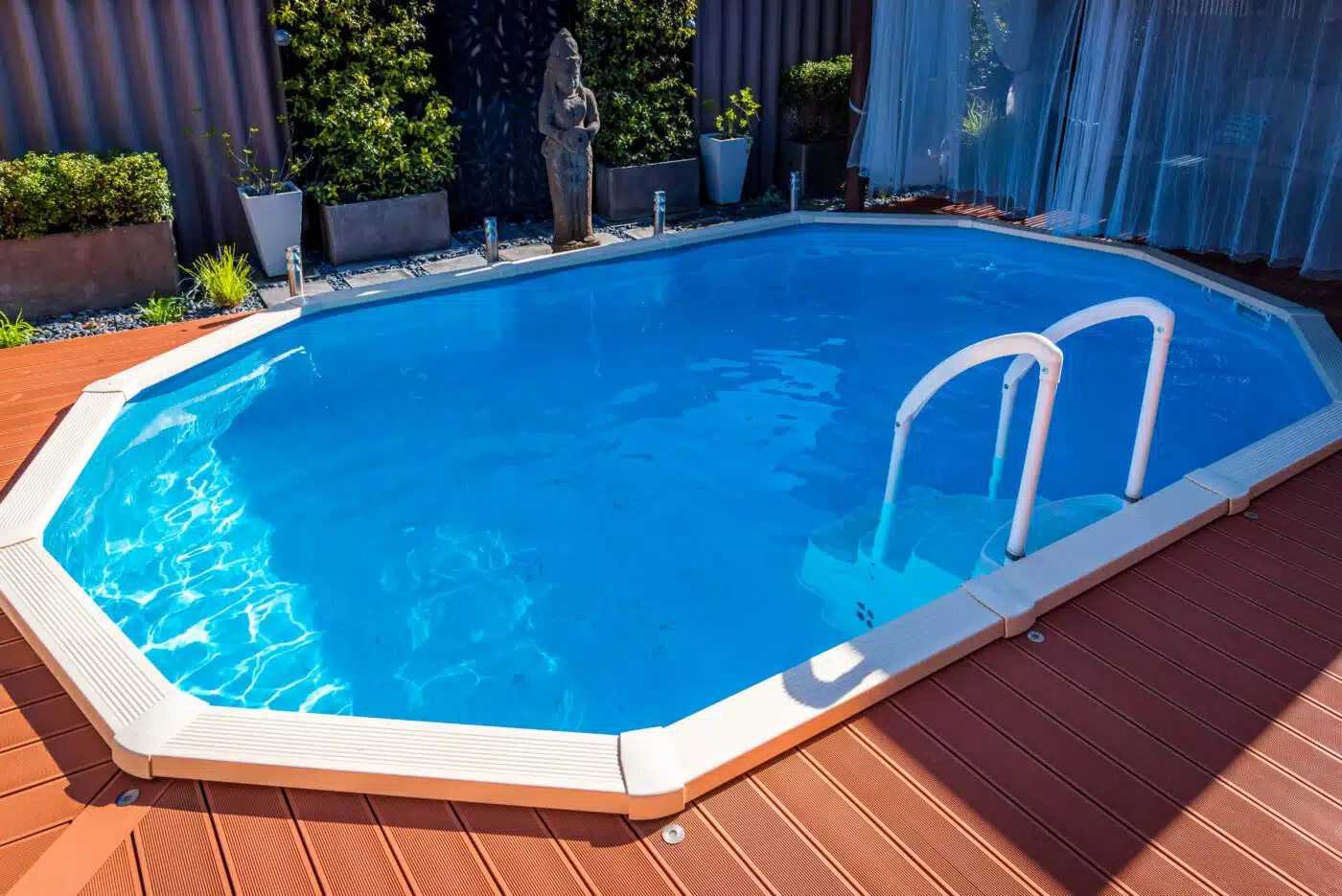 Portable Above Ground Pool Decks Shipping Container Pools | Modular
