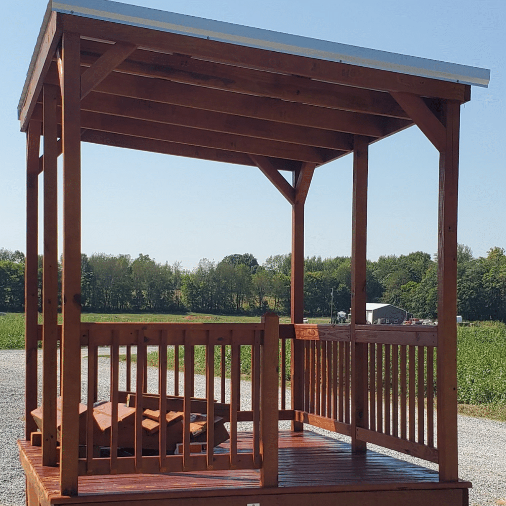 8x10 Portable Porch | EshCo Portable Structures